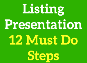 Listing Presentation: Real Estate Listing Presentation for Agents
