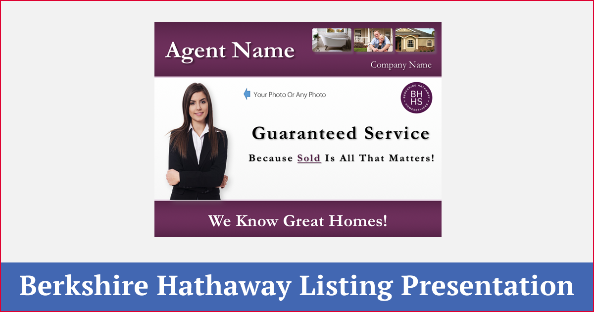 Berkshire Hathaway Listing Presentation Template for BHHS